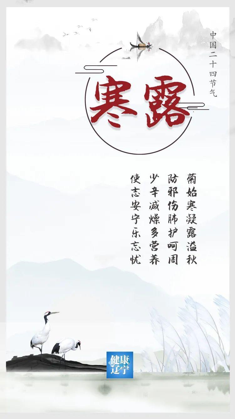 二十四节气养生—寒露